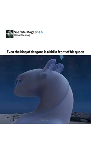 Soaplife Magazine on Instagram: "Follow @soaplife.mag for more✨ Fun fact about How to Train Your Dragon: The Hidden World (2019): In the final scenes, Hiccup and Astrid’s children meet Toothless and the Light Fury for the first time a powerful full-circle moment. To make it extra emotional, the filmmakers mirrored Toothless’ original meeting with Hiccup from the first film. For example, Hiccup slowly removes his helmet and extends his hand just like he did as a teenager when first bonding with T