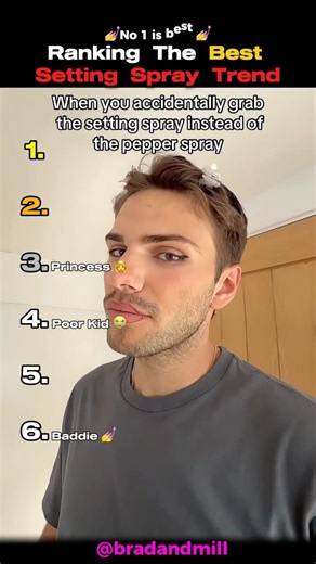 Ranking BEST Setting Spray Trend #shortsviral #tiktoktrend #new