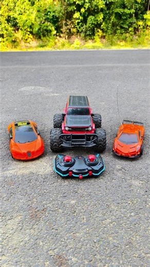 3 best remote control red colour moster car & automobile 🚘#super racing car#shortsfeed #youtube