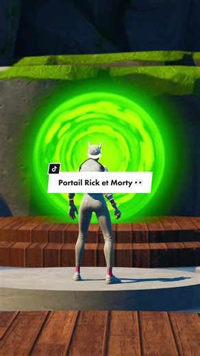 #tuto Comment faire le portail de Rick et Morty ?! #fortnite #ricketmorty #tutorial #creatif #creative #fortnitecreative #rickandmorty
