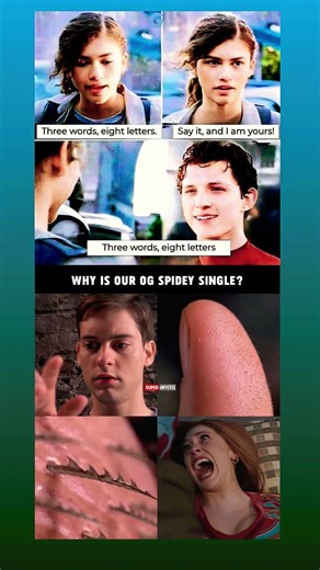 This Is Why Tobey Maguire’s Spider-Man Stayed Single 🤣 #marvel #avengers #spiderman #mj #mcu #shorts