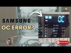 Fix Samsung Dishwasher OC Error? 5 Solutions (70% SUCCESS!)