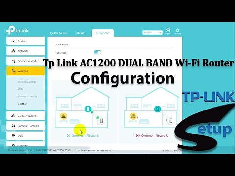 Tp Link AC1200 DUAL BAND Wi-Fi Router Configuration