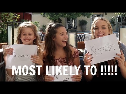 MOST LIKELY TO! ft. kylee and ruby !!!