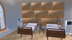 Hospital ward - interior and props - Buy Royalty Free 3D model by Mixall (@Mixaills)