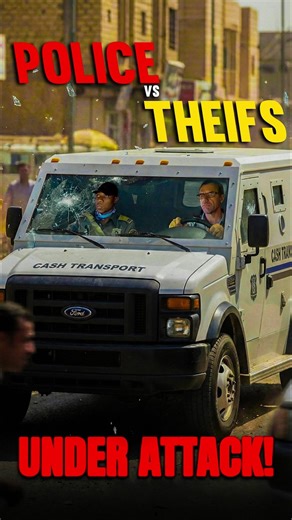Police vs Thief — Bullets Hit the Car