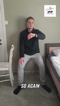 Master Wall Sits: Tone Your Thighs in 60 Seconds! #shorts