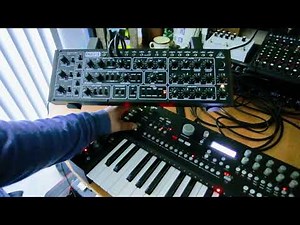 Nitzer Ebb "Promises" cover, Behringer Pro-1 bass line demo, Elektron Analog Keys CV control, drums