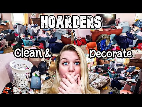 HOARDER! COMPLETE DISASTER CLEANING MOTIVATION BEDROOM MAKEOVER! CLEAN WITH ME! LIVING WITH CAMBRIEA