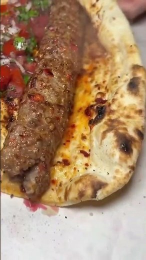 The simmering sound of the Hot Seekh Kebab!!