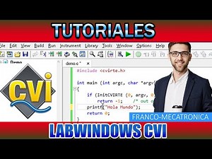 🟦 HolaMundo (Consola) LabWindows CVI en 1 minuto
