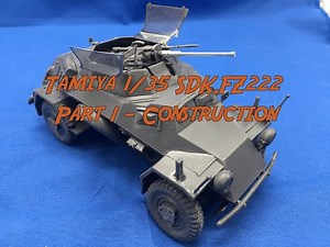 Tamiya 1/35 Sd.Kfz 222 Part 1 build