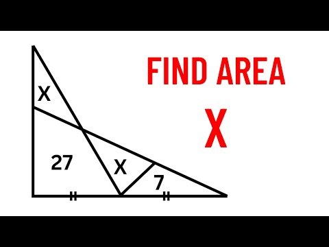 Find the Area X | Important Geometry And Algebra Skills Explained