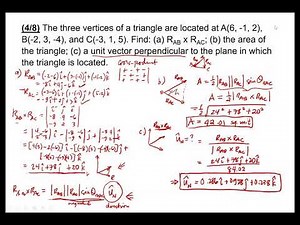 Vector Analysis - Review Problem 4 of 8