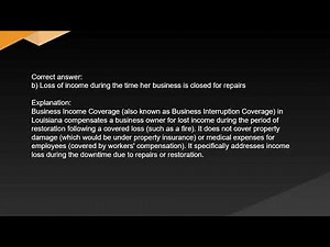 Louisiana Property and Casualty Insurance Exam Free Practice Test and Answer