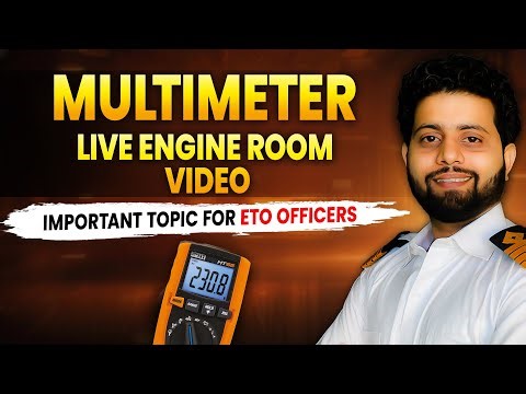 How to use a multimeter? Live Engine room practical video | ETO COC