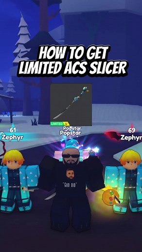 Get Slicer in Anime Champions Simulator on Roblox!