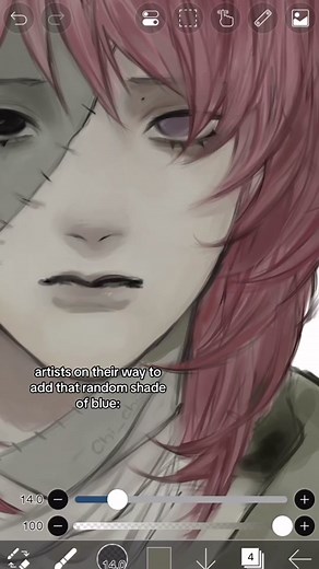 bonus points if you add a hint of orange/purple🗣 this was an artstyle study of pyanyasha #digitalart #art #ibispaintx #relatable #drawing #viral #fyp #illustration