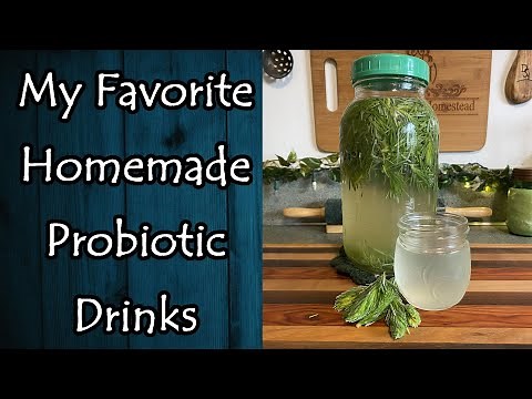 Homemade Natural Probiotic Drinks