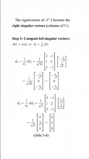 Singular Value Decomposition Process