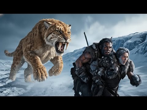 Life in 12,000 BC | The Terror of the Giant Saber‑Toothed Smilodon in the Ice Age