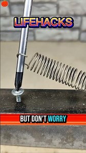 Easy Way to Install a Spring Using Steel Wire #shorts