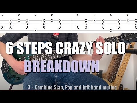 Primus - Lacquer Head Bass Solo Tutorial