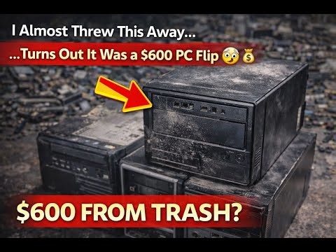 $600 from TRASH! The secret to instant PC flipping is revealed!