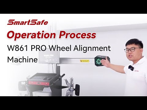W861 PRO Wheel Alignment Machine Operation Process | SmartSafe