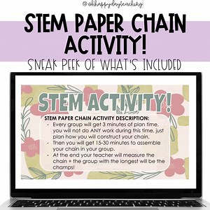 STEM Paper Chain Activity! - Etsy