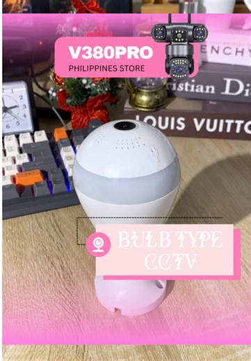 Bulb type CCTV Indoor from our shop! #v380 #v380prophilippines #v380cctv #v380q4s #v380fridaysale