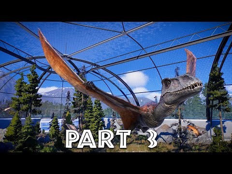 JURASSIC WORLD EVOLUTION 2 Gameplay Walkthrough Part 3 - FLYING DINOSAURS & AVIARY (Campaign)