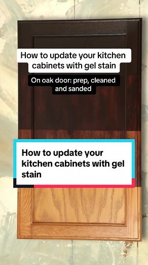 Update Kitchen Cabinets with Gel Stain: A DIY Guide