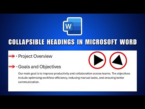 How to Remove Expand and Collapse 2026 | Remove Black Triangle from a Word Document