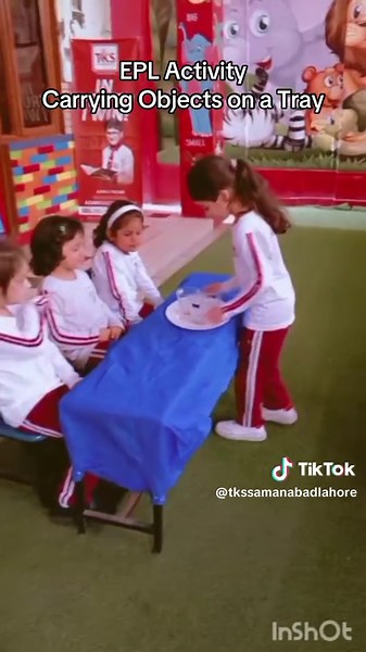 EPL Activity: Carrying Objects on a Tray in Nursery