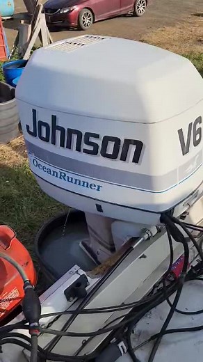 Running that 1996 Johnson 225hp OceanRunner V6 2-stroke after doing everything to it. | Outboard Madness