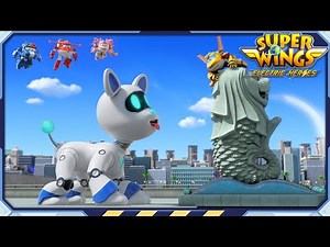 [SUPERWINGS8] Robot Dog Romp | Superwings Electric Heroes | S8 EP03