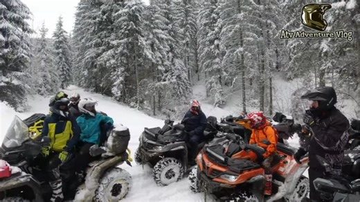 Can-Am Outlander 1000 XTP first ride in snow