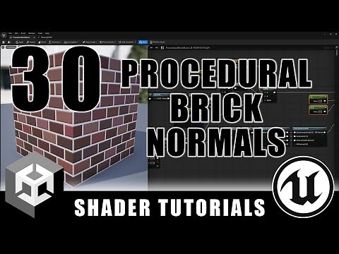 Procedural Brick Normals - Advanced Materials - Episode 30