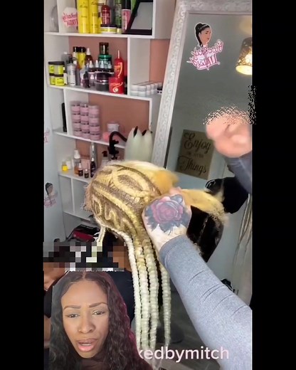 67K views · 288 reactions | Watch This Amazing Tension Free Cornrow Hair Tutorial  #blackhair #braids #braidstyles #hairsalon #hairtransformation #blondehair #naturalhairstyles #naturalhair #cornrows | Mane Attractions Virgin Hair /Weaving Salon | Facebook