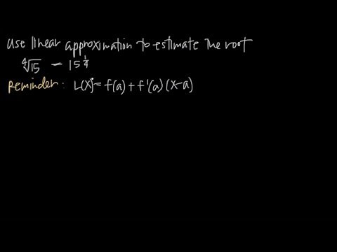 ESTIMATE THE ROOT with linear approximation (KristaKingMath)
