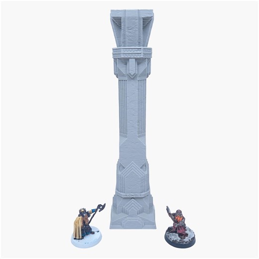 Epic Large Dwarven Column for Tabletop Terrain 28mm D&D Pathfinder Warhammer RPG Dungeon Pillars Scatter Terrain 40 X 170 Mm - Etsy