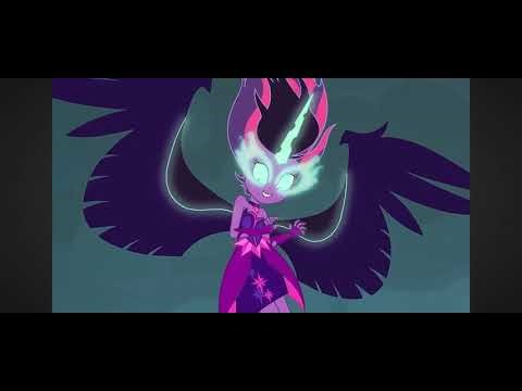 midnight sparkle's homework and gets grounded