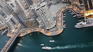 Can't get enough of this mesmerizing view of Dubai Marina from our InterContinental Club Lounge! #InterContinentalLife #LuxuryLifestyle #DubaiMarina #39thFloor | InterContinental Dubai Marina