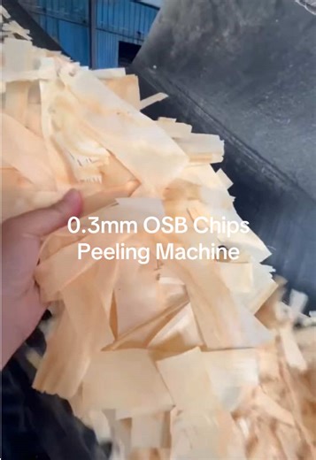 0.3mm OSB Chips Peeling Machine for Woodworkers