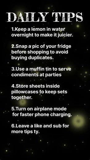 Daily tips you wish you knew