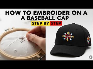 How to Embroider on a Baseball Cap Step by Step