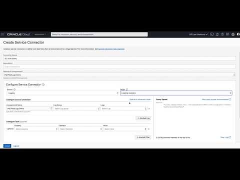 How to ingest OCI Service logs in Logging Analytics using Service Connectors