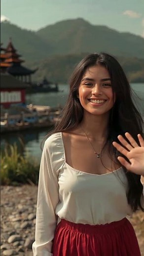 A Smile from Indonesia 🇮🇩✨ | Beautiful Girl in Bali | AI World Smile 🌍💫 SUBSCRIBE