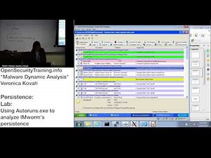 Dynamic Malware Analysis D1P18 Persistence Lab IMworm with Autoruns